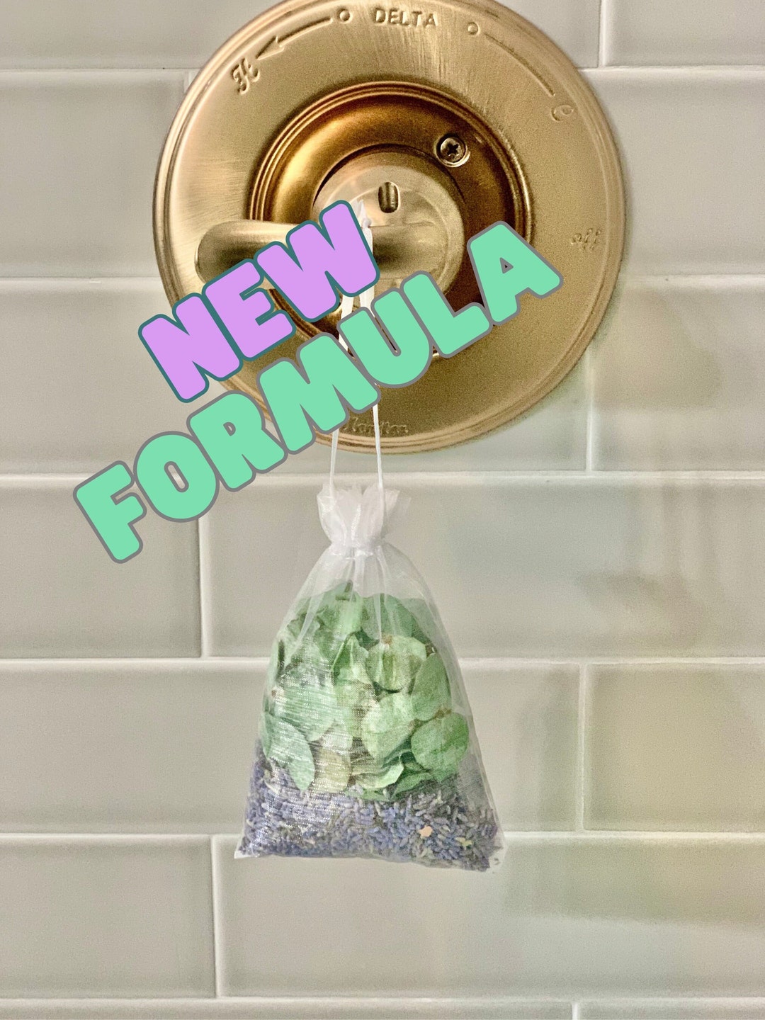 Eucalyptus Lavender Shower Pouches, Scented Bath Pouches, Odor ...