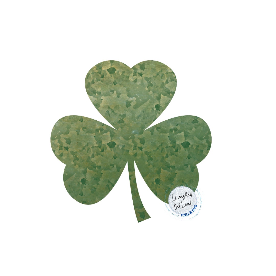 Distressed Shamrock PNG | Green Shamrock PNG | St. Patrick's PNG | St ...