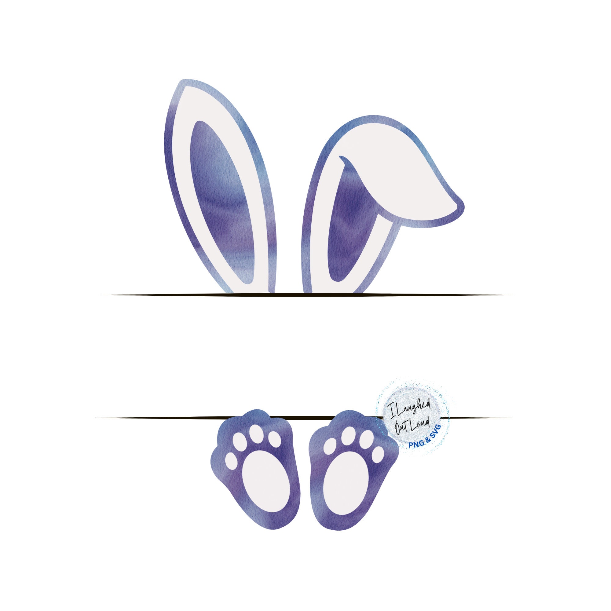 Easter Bunny Monogram PNG Easter Bunny PNG Easter Monogram PNG Easter ...