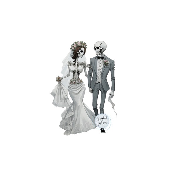 Skeleton Bride Groom - Etsy