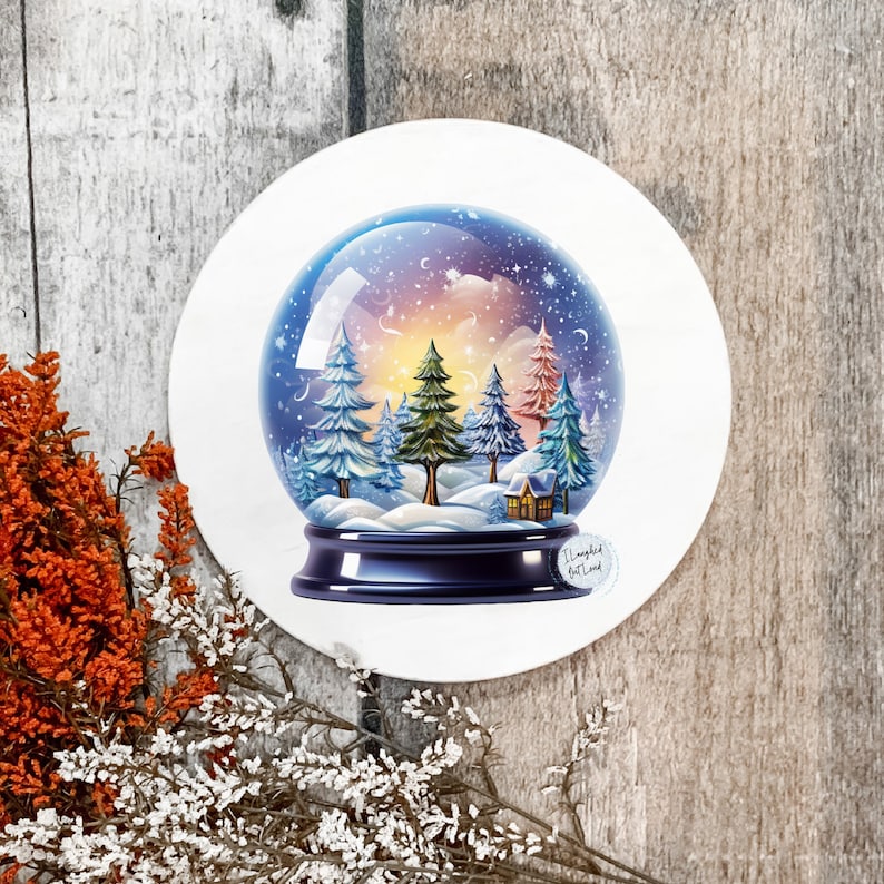 Snow Globe PNG Winter Snow Glob PNG Winter Snow Globe Scene PNG Winter ...