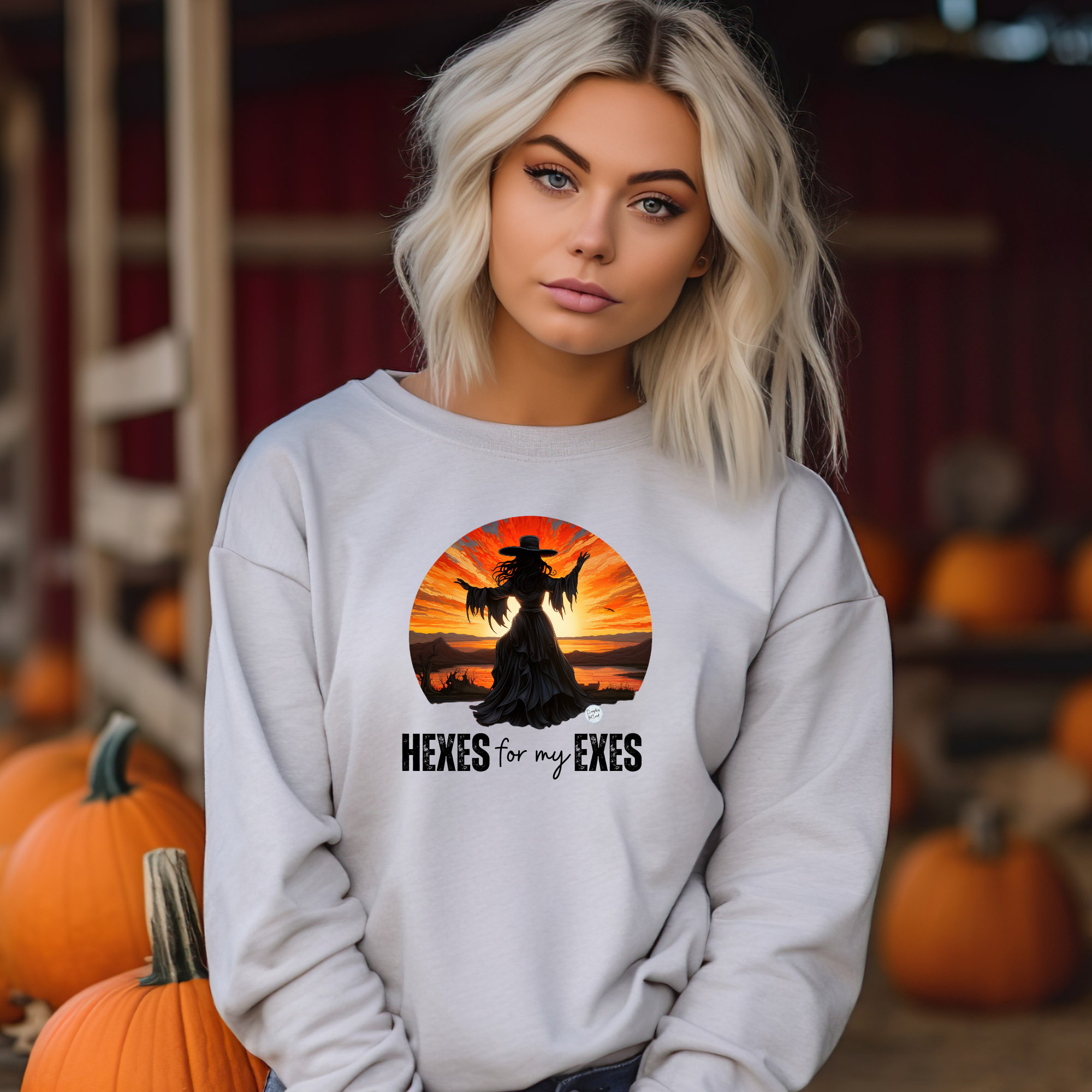 Hexes for My Exes PNG | All My Hexes PNG | Western Halloween PNG | Witch Png | Funny Halloween ...