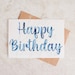 Happy Birthday PNG | Blue Happy Birthday PNG | Happy Birthday Vector ...