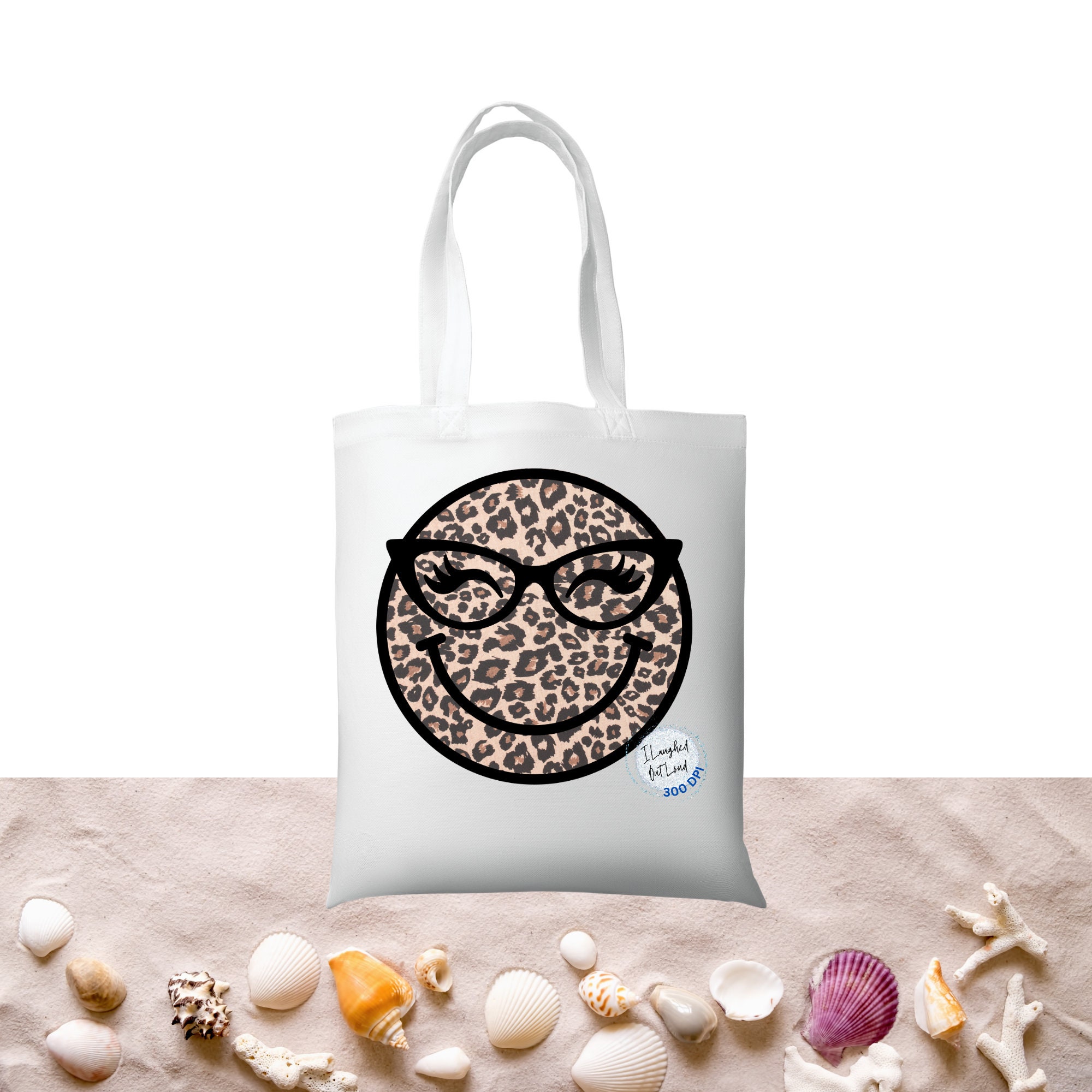 Leopard Smiley Face With Glasses PNG, Leopard Smiley Face PNG, Cricut ...