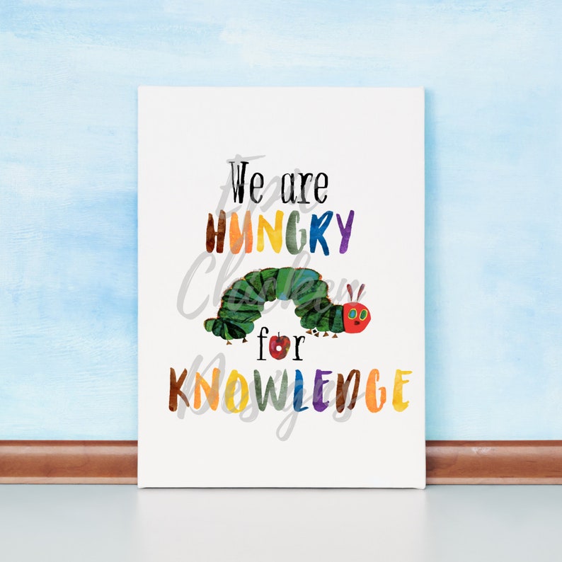 We Are Hungry for Knowledge PNG - Etsy