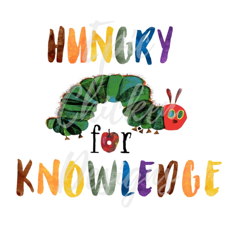 Hungry for Knowledge PNG - Etsy