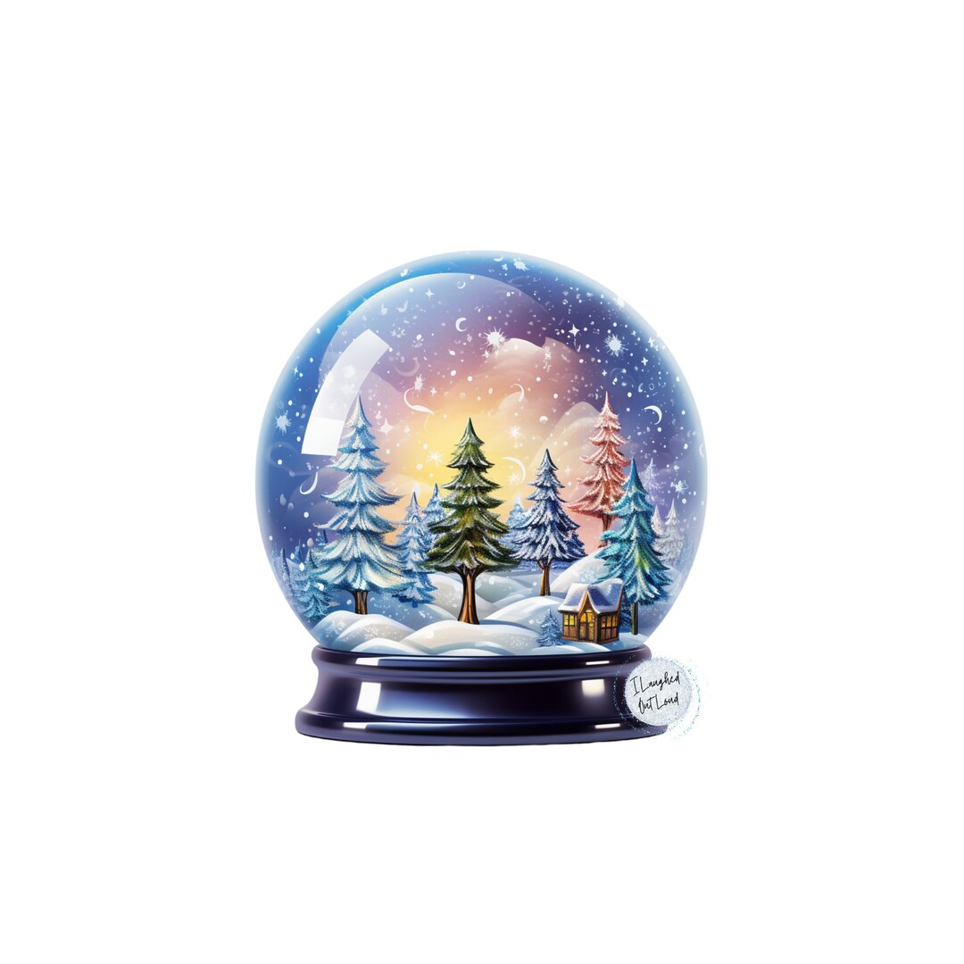 Snow Globe PNG | Winter Snow Glob PNG | Winter Snow Globe Scene PNG ...