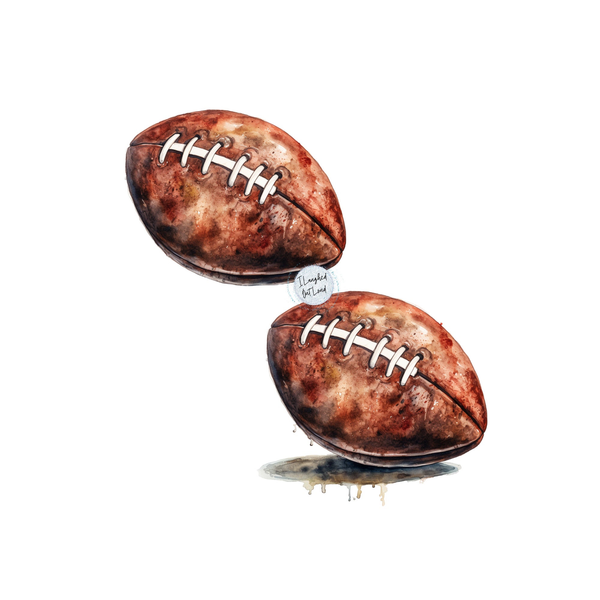 Football PNG Watercolor Football PNG Football Team PNG Football Season ...