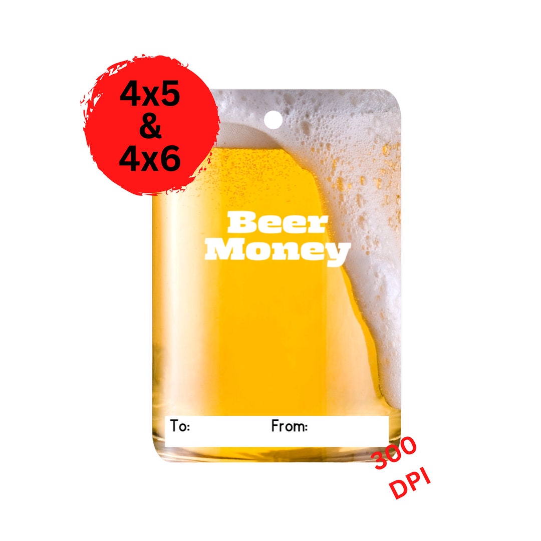 Beer Money PNG | Beer Money Card | Money Card PNG | Funny Money Card ...