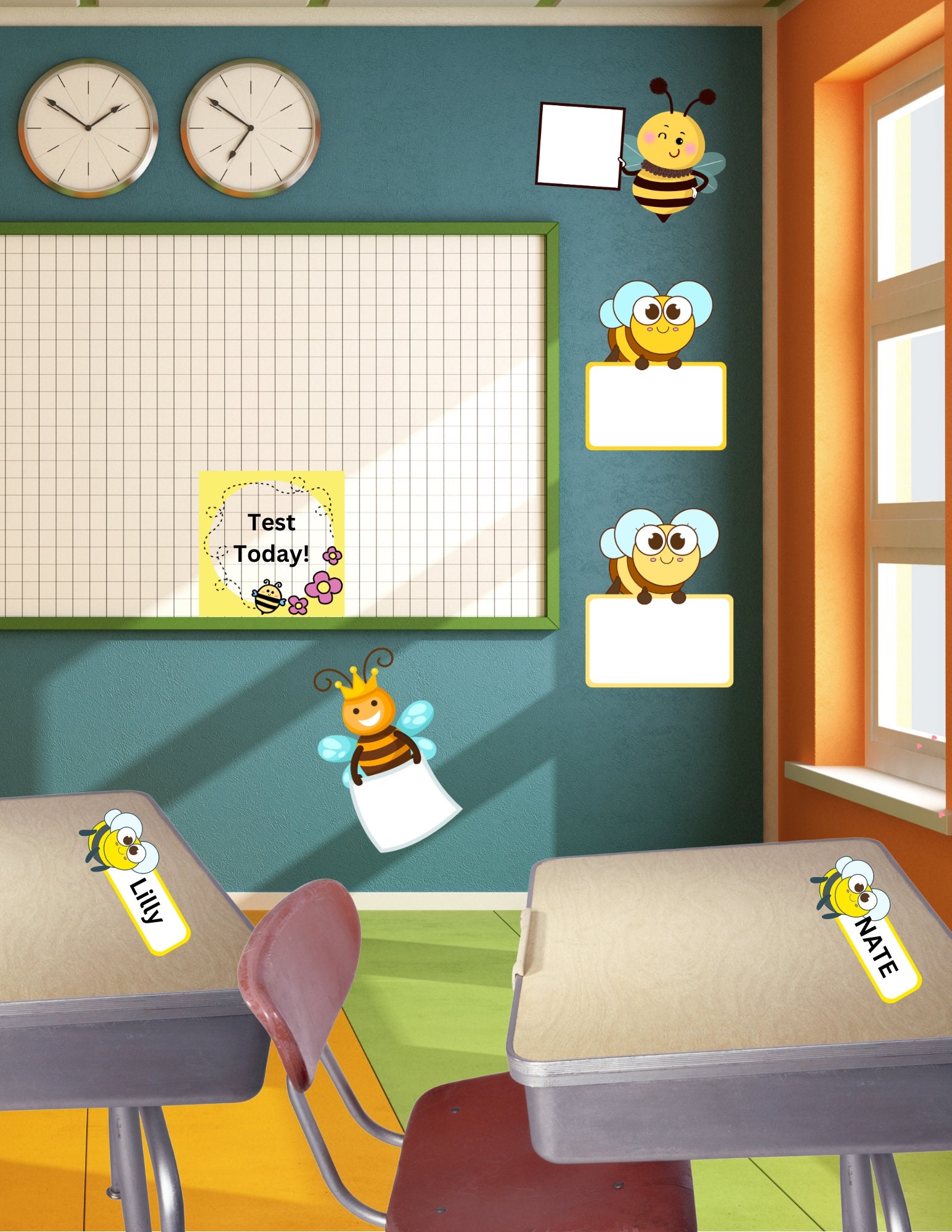 Bumble Bee, Honey Bee Cute Classroom Animated Themed Digital Download ...