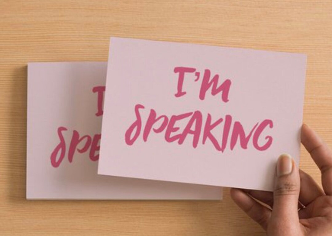 Kamala Harris i'm Speaking Postcard set of 5 - Etsy