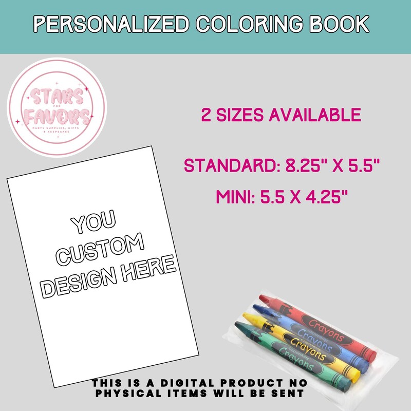 Mini Coloring Book - Etsy