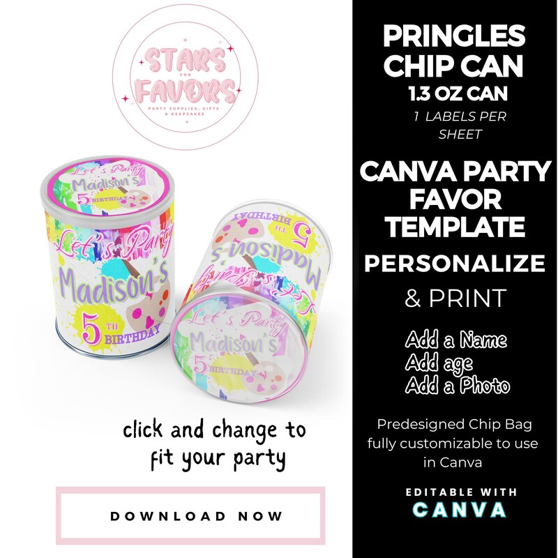 Paint Can Label - Etsy