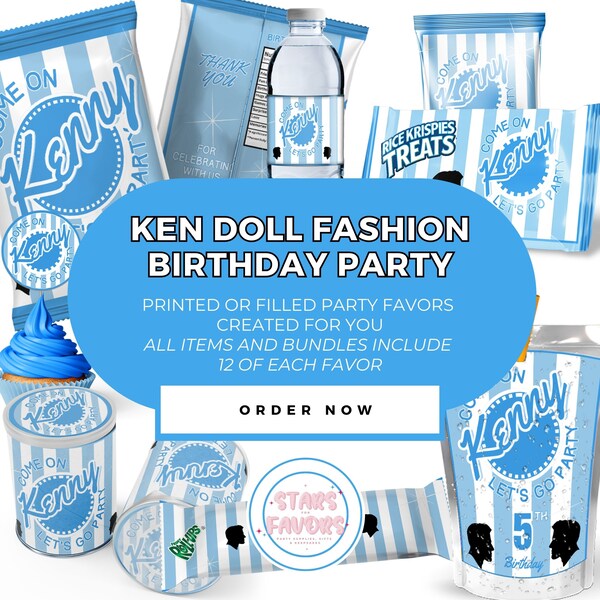 Ken Birthday Party Favors - Etsy