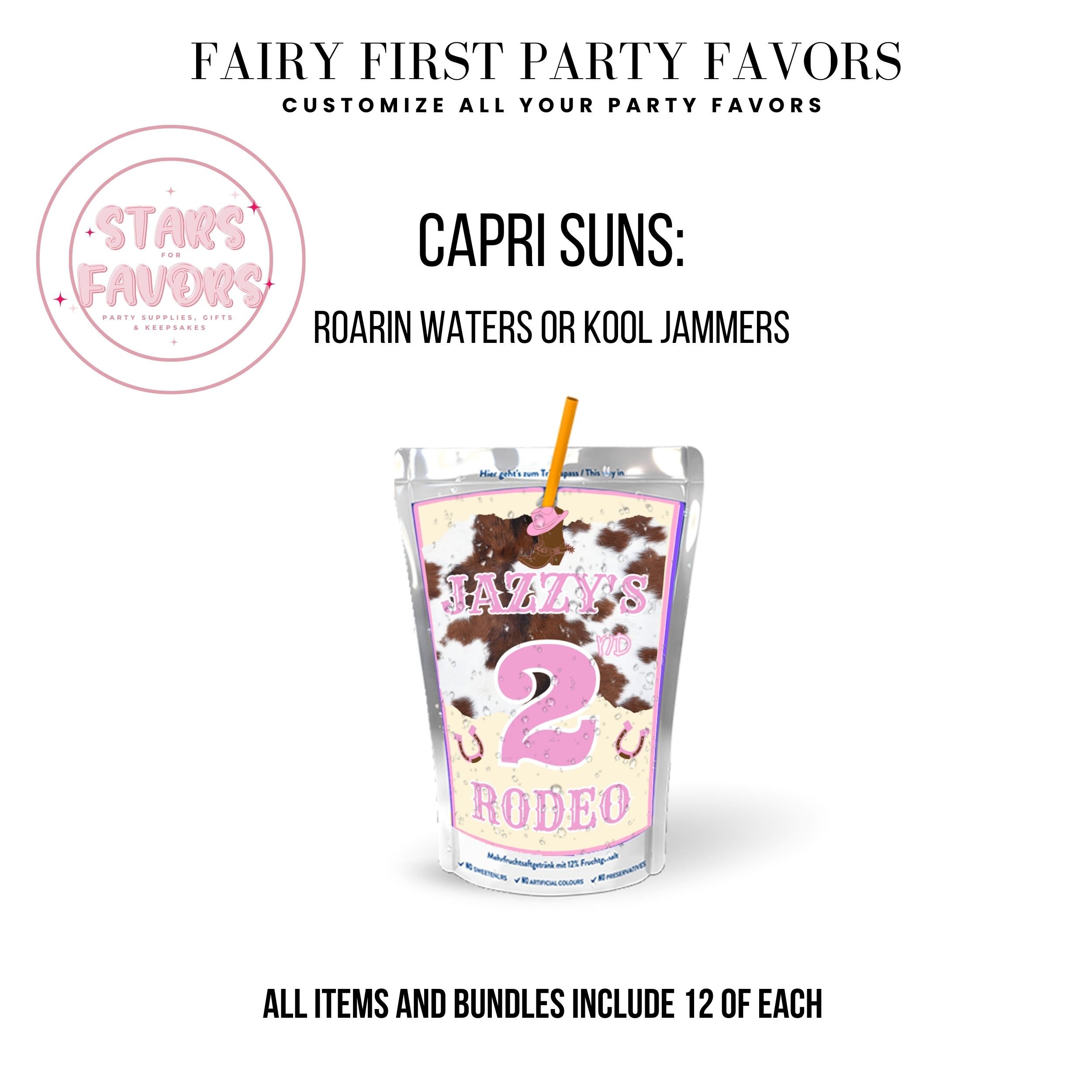 Pink Rodeo Birthday Party Custom Party Favor Custom Party Bundle,party ...