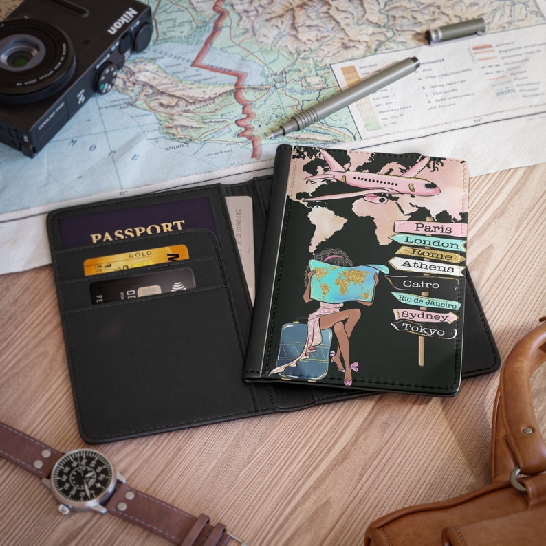 Passport Case, Personalized Passport Cover, Passport Holder, Bridesmaid ...