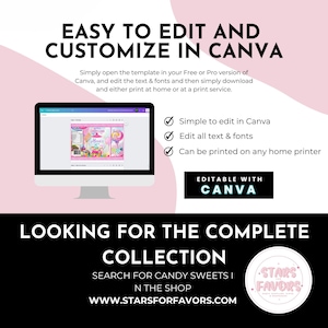 Fairy First Birthday Party Pringles Chip Can Wrapper Label CANVA ...