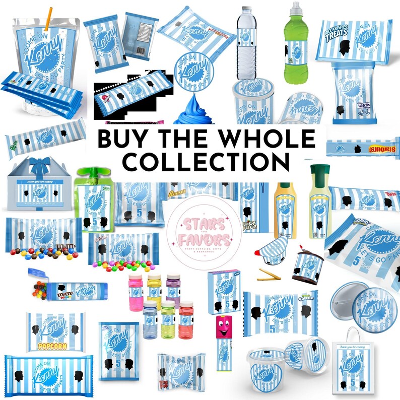 Ken Dolls Birthday Party CANVA Template Nutella to Go Label Wrapper ...