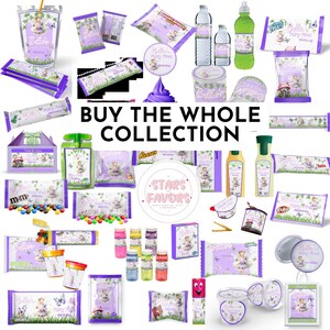 Fairy First Birthday Party Goldfish Crackers Pouch Wrapper Label CANVA ...