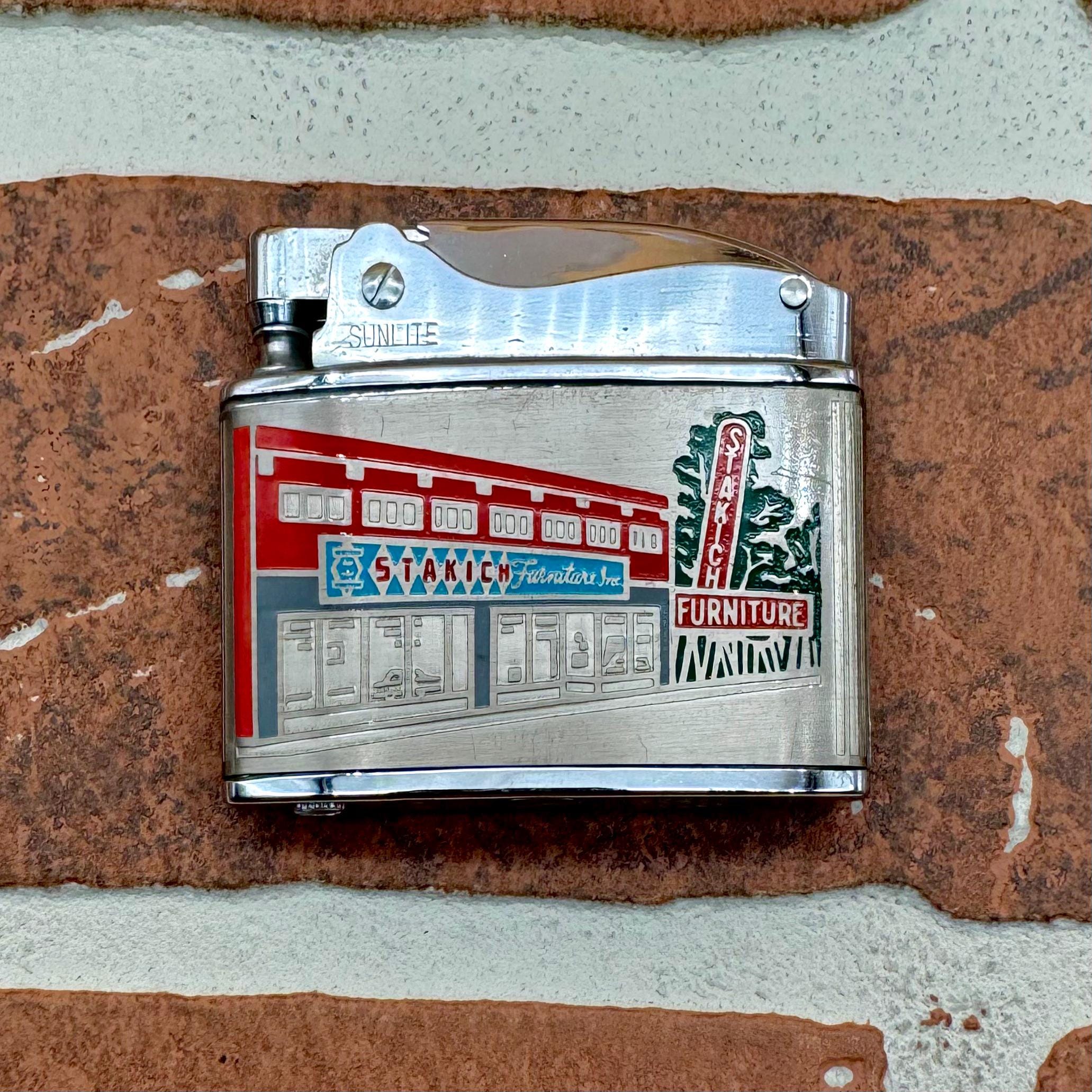 Rare Mid-century 1950s Advertising Lighters Vintage Collectible ...