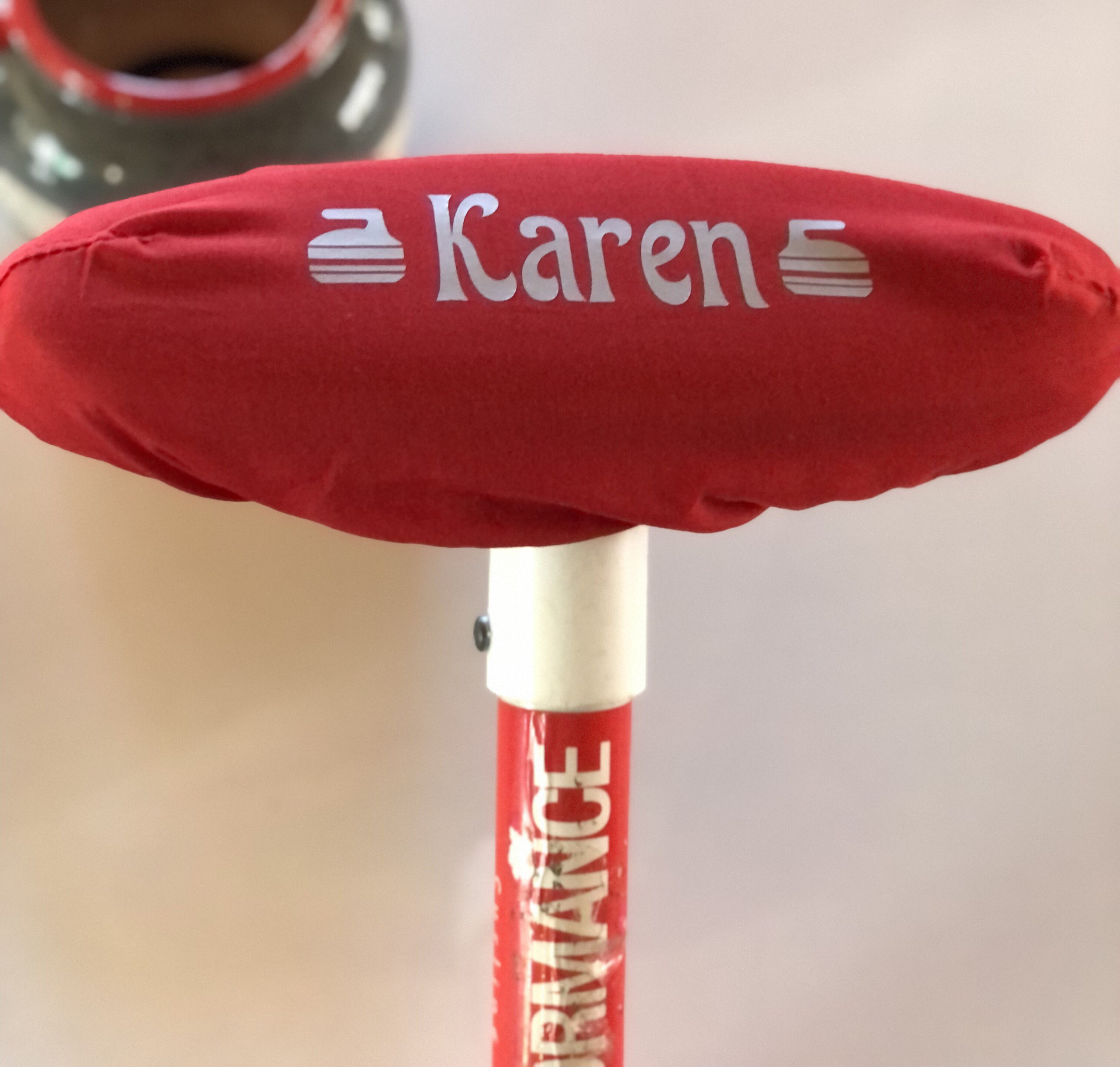 Cotton Curling Broom Covers Personalization & Curling Stones | Etsy