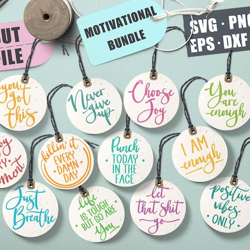 Inspirational Quotes SVG Bundle Keychain Svg Motivational - Etsy