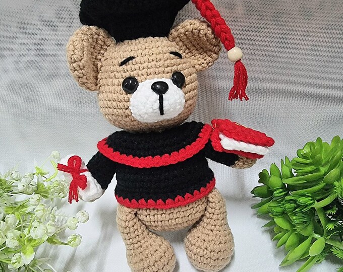 CROCHET PATTERN: Graduation Teddy / Amigurumi / Graduation Gift ...