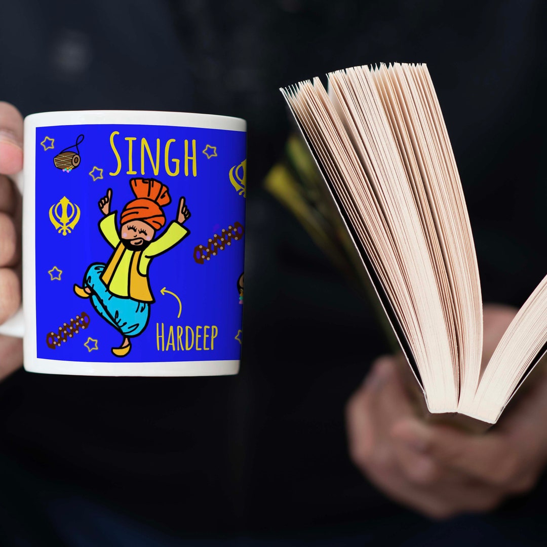 Singh Mug, Kaur Mug, Sikh, Indian Mug, Vaisakhi, Handmade Mugs ...