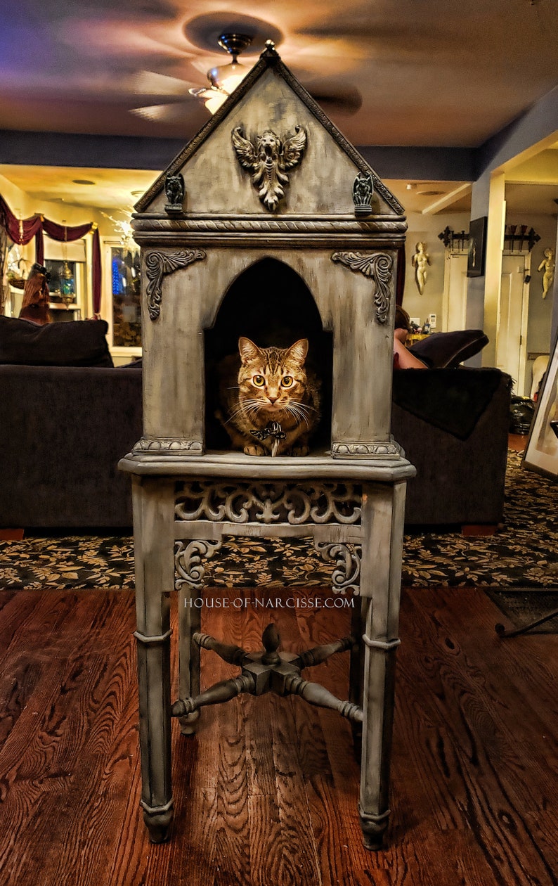 Custom Made Gothic Cathouse - Etsy