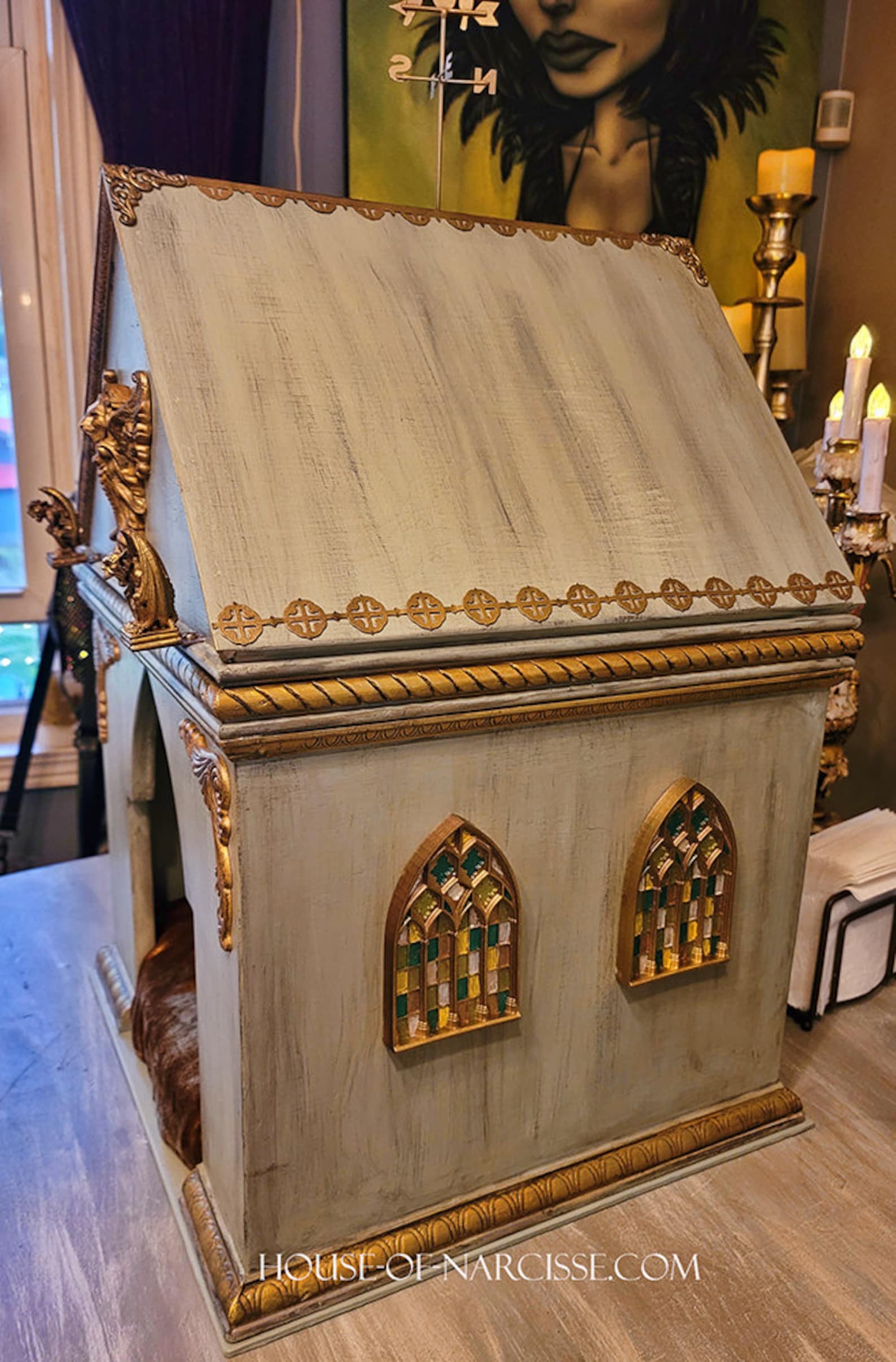 Custom Made Gothic Cathouse - Etsy