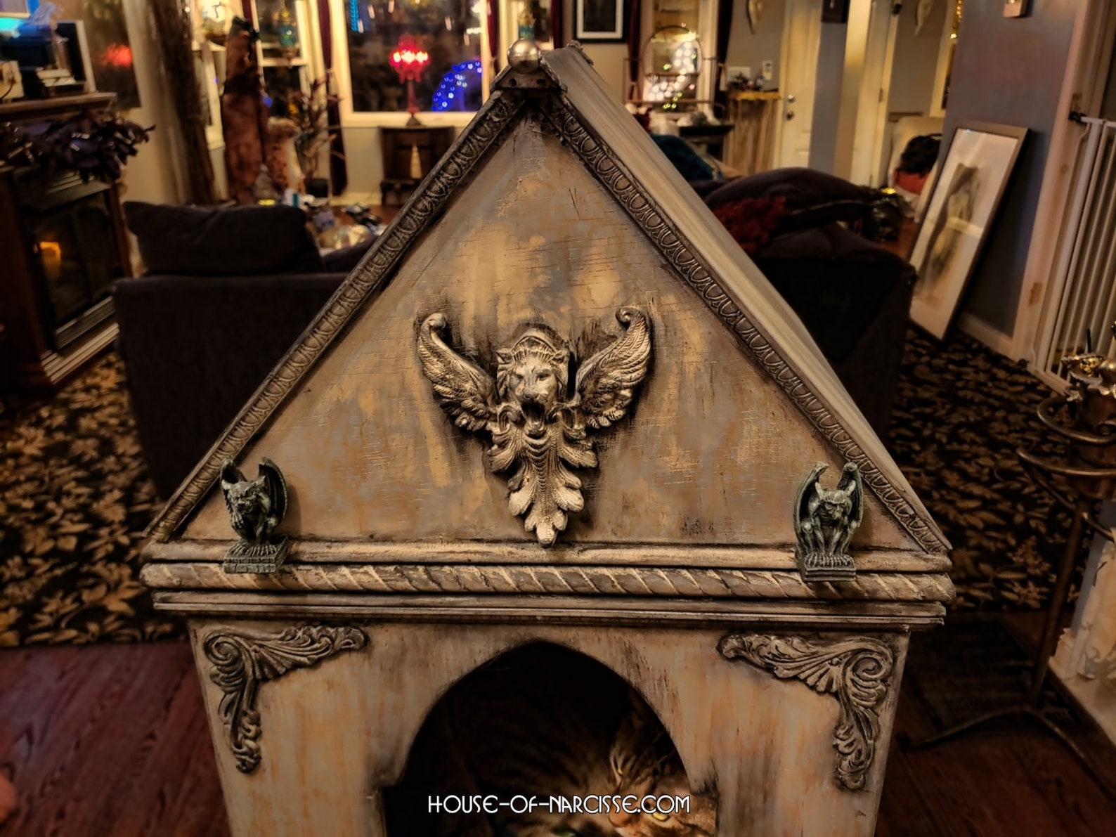 Custom Made Gothic Cathouse - Etsy