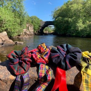 Royal Stewart Tartan Tail Scrunchie - Etsy
