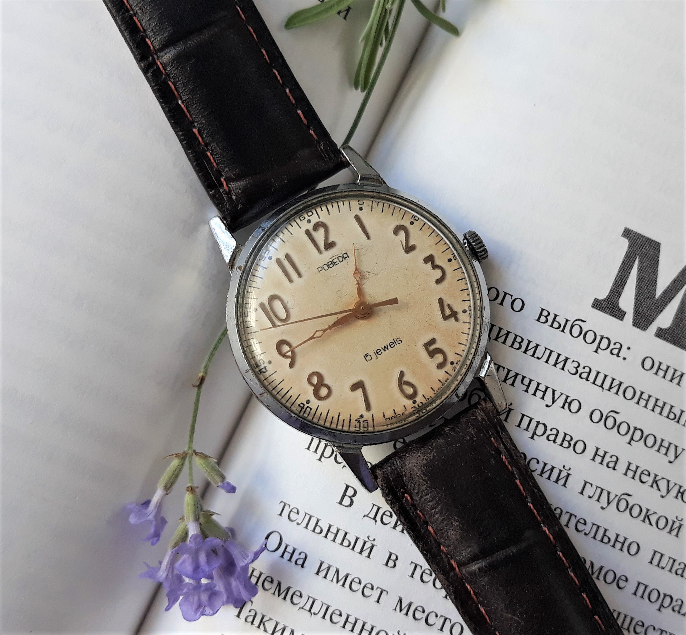 Soviet Watchpobeda Vintage Men's Watch,made in USSR, Soviet Watches ...