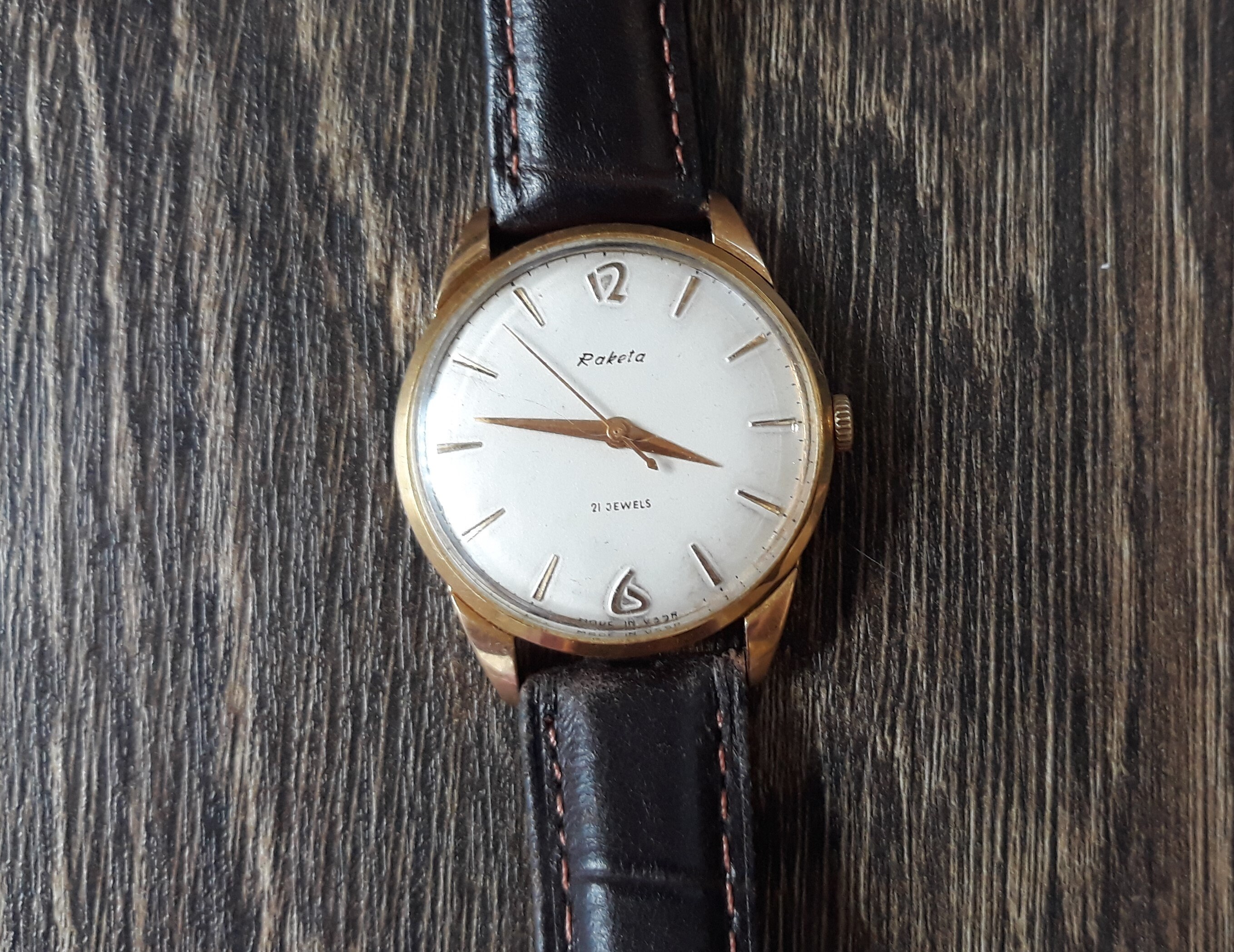 Vintage Men's Gilded Watch raketa Watch - Etsy
