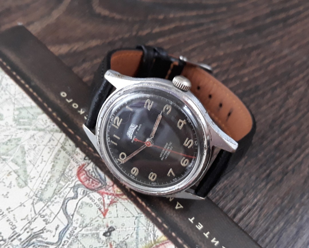 Vintage Stainless Egona Automatic Watch,made in SWISS, Watch Soviet ...