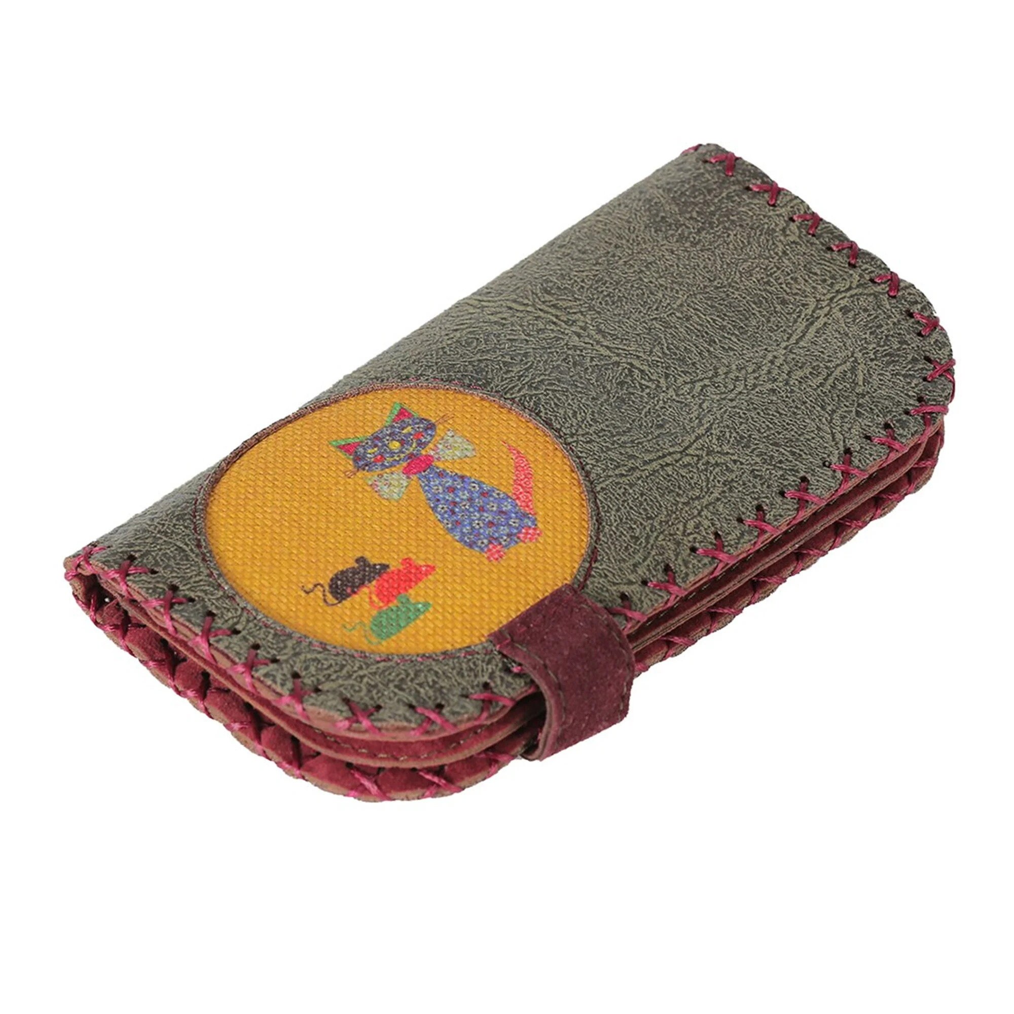 Cats and Mice Printed Vegan Wallet, Organic, Eco Friendly, Purse ...