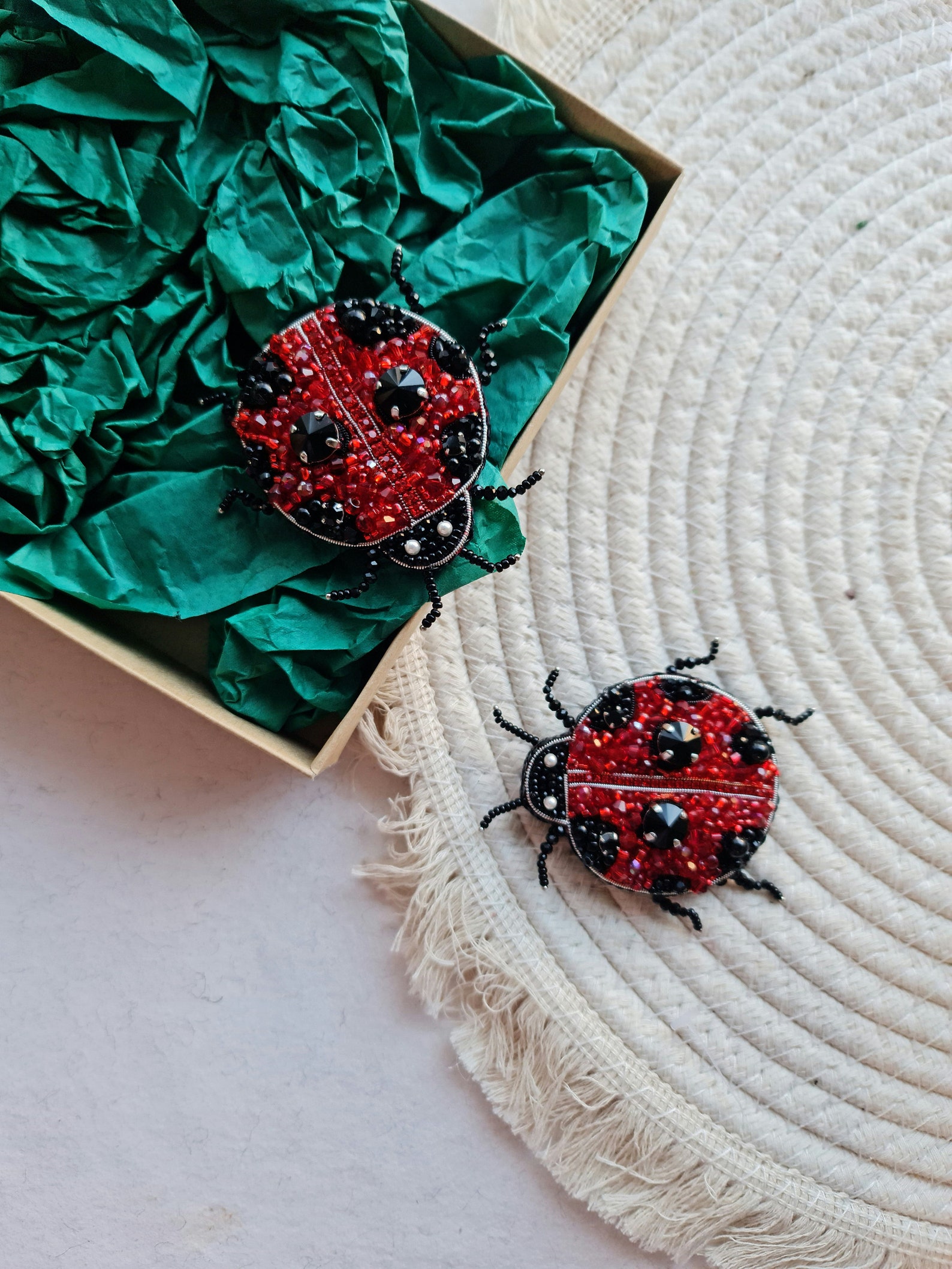 Lady Bug Pin, Insect Brooch, Nature Jewelry for Mother Day - Etsy