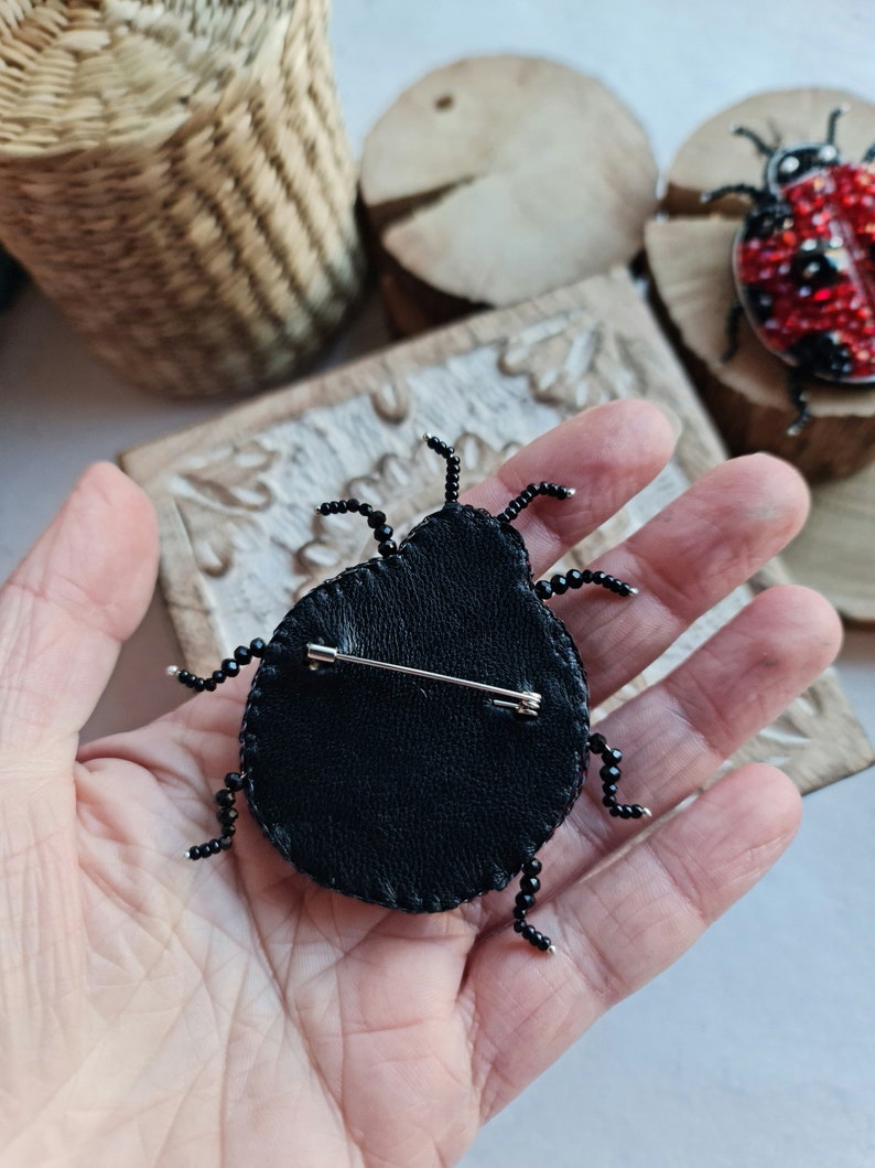 Lady Bug Pin, Insect Brooch, Nature Jewelry for Mother Day - Etsy