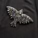 Raven Brooch Gothic Brooch Black Bird Pin - Etsy