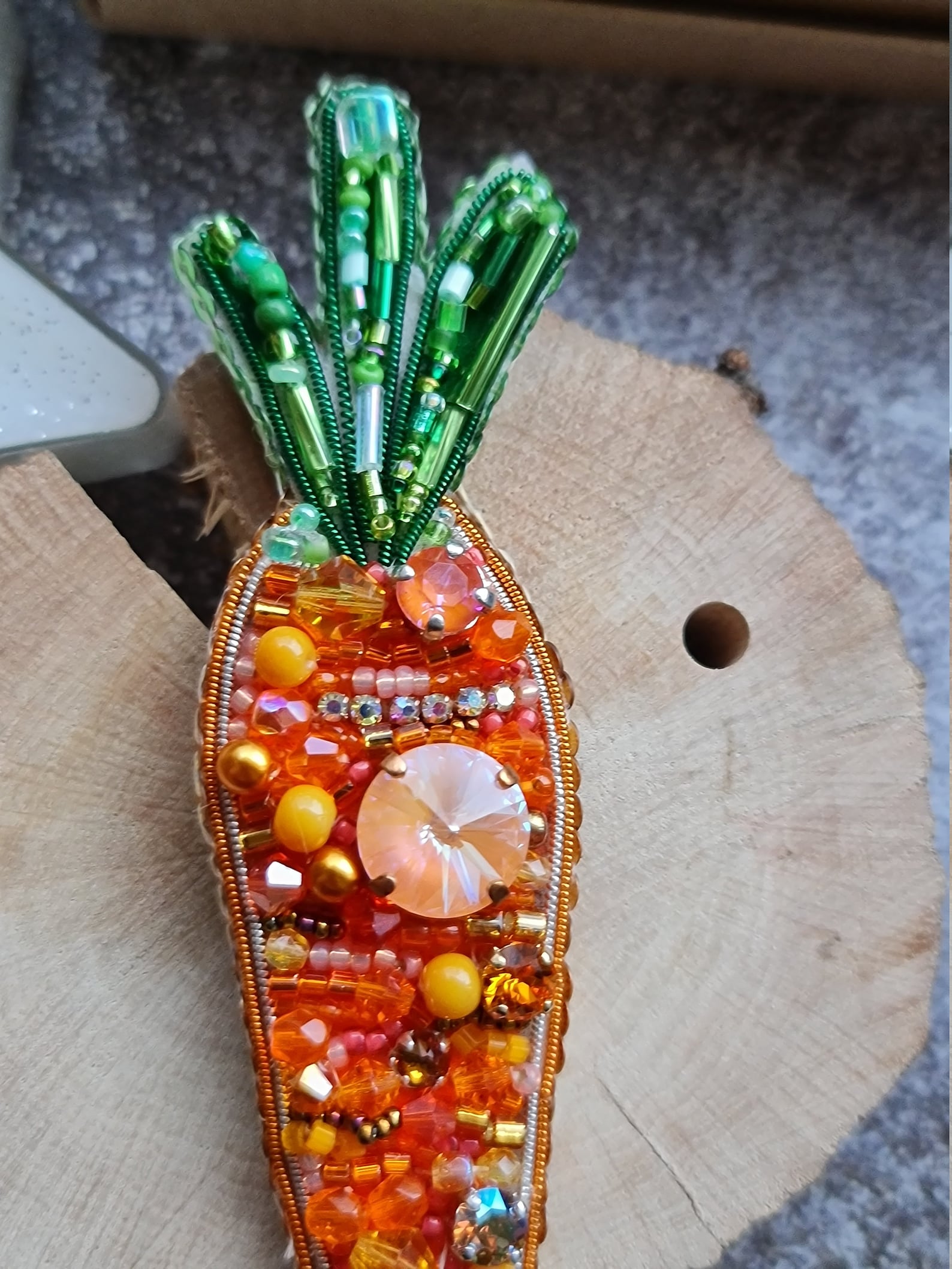 Gift Set of Vegetables Brooch Purple Beet and Сarrots Crystal - Etsy