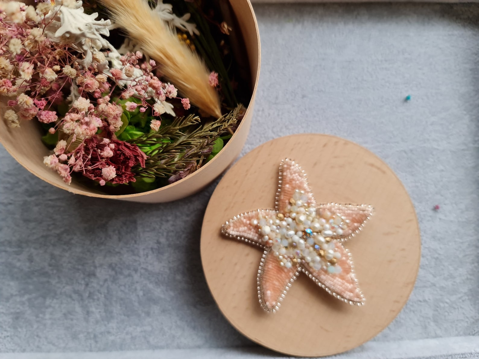 Embroidered Starfish Brooch Sea Embroidered Brooch Tropical - Etsy