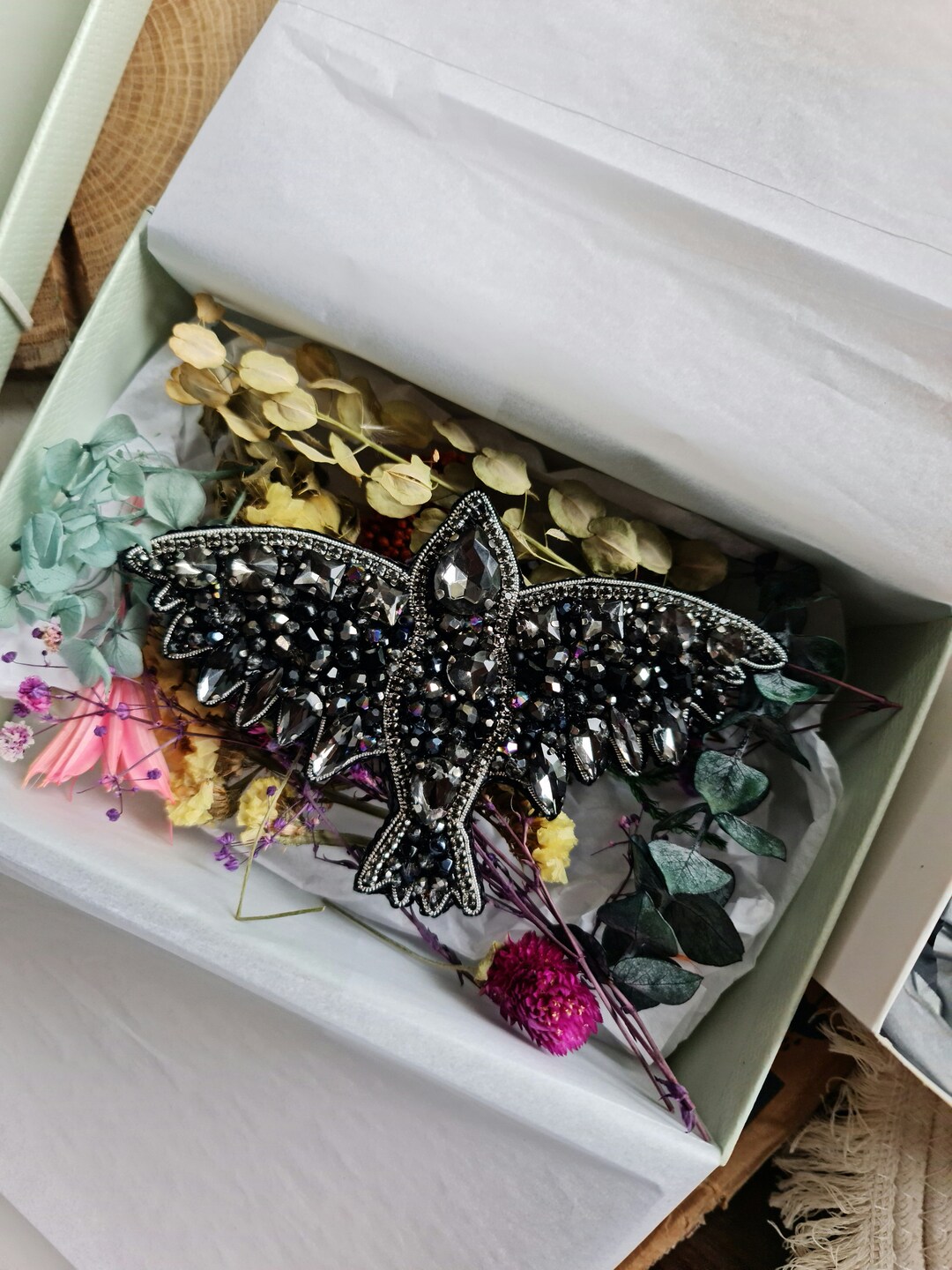 Black Raven Brooch, Crow Pin, Unique Gifts for Her - Etsy