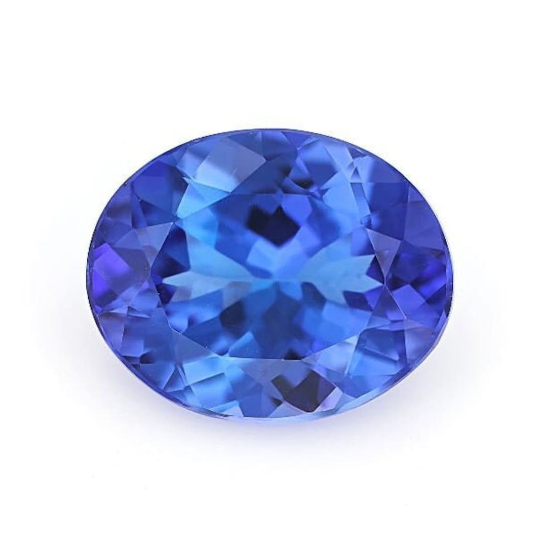 AAAAA Natural Blue Tanzanite Gemstone Genuine Tanzanite 10x8mm Oval Cut ...
