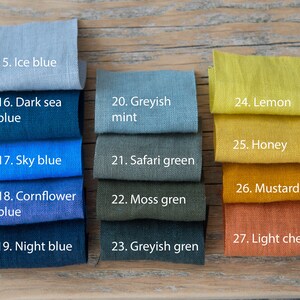 Set of Linen Samples for Softened Linen Linen Fabric - Etsy