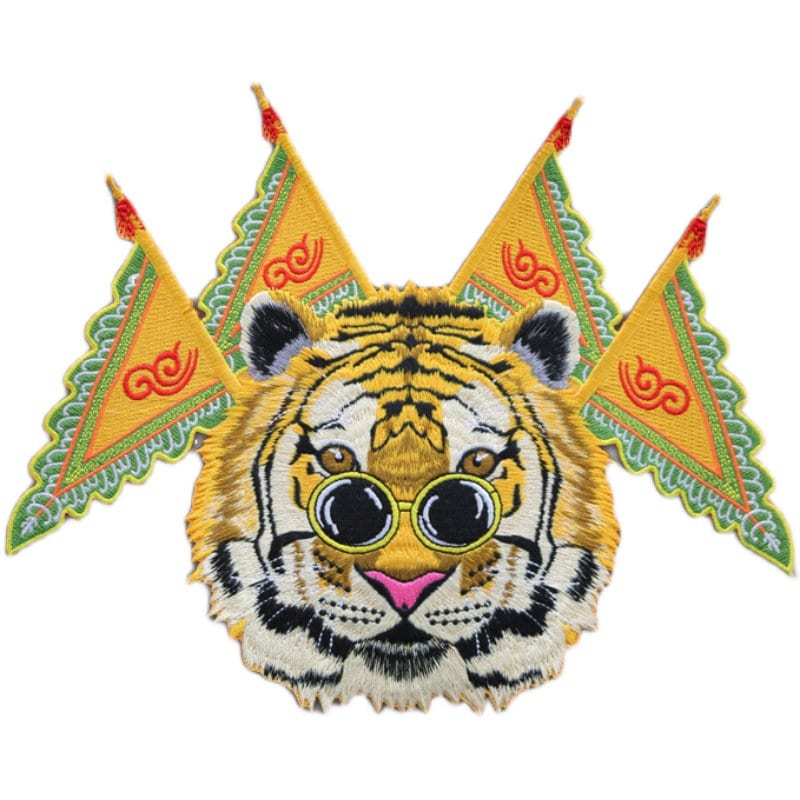 Tiger Patch Large Patch Animal Back Patch Embroidered Patch - Etsy