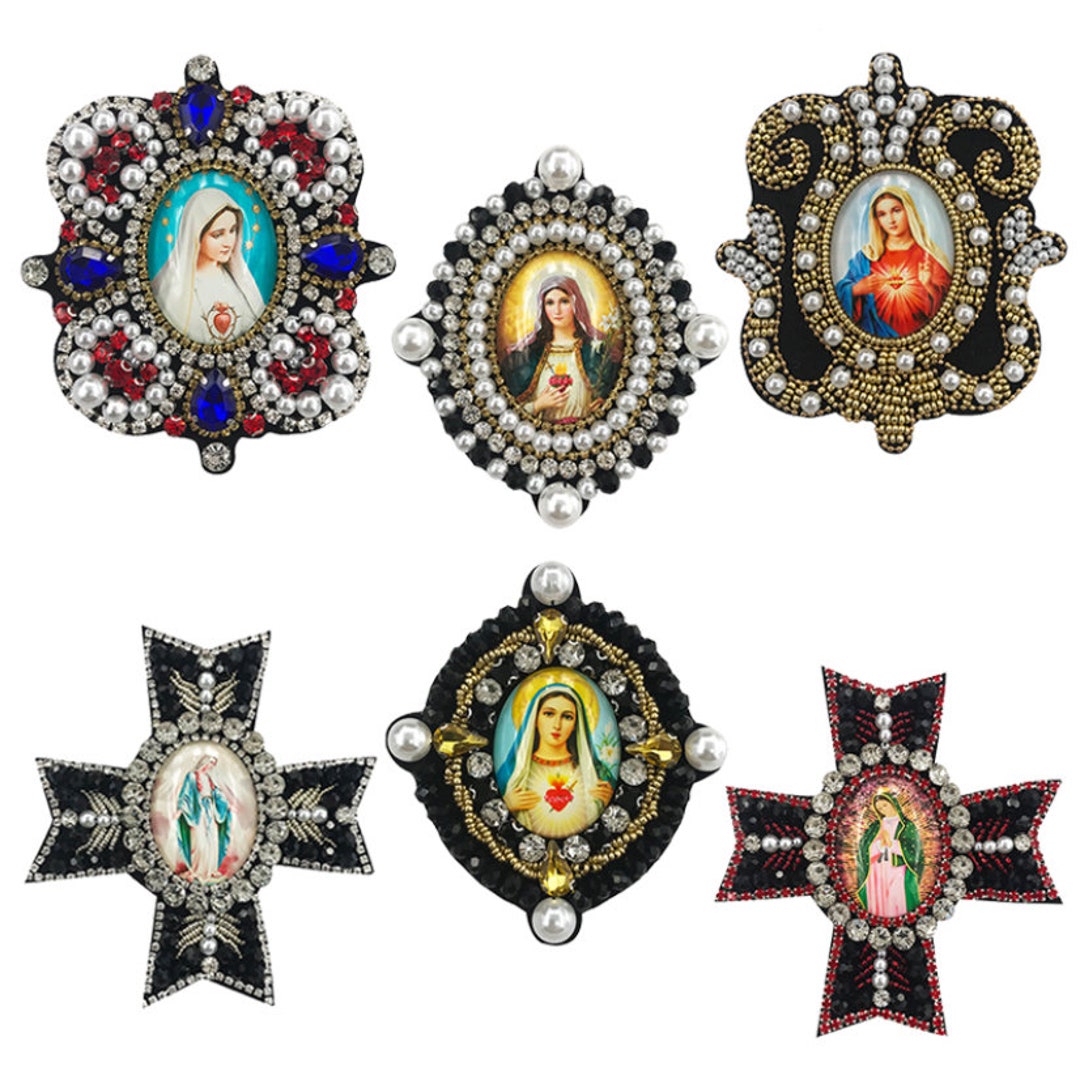 Madonna Patch Pearl Bead Patch Diamond Gift Patch Decorative Patch ...
