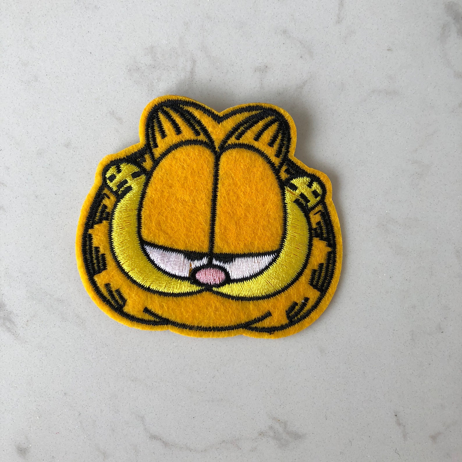 Garfield Iron on Patch Handmade Embroidered Patch - Etsy