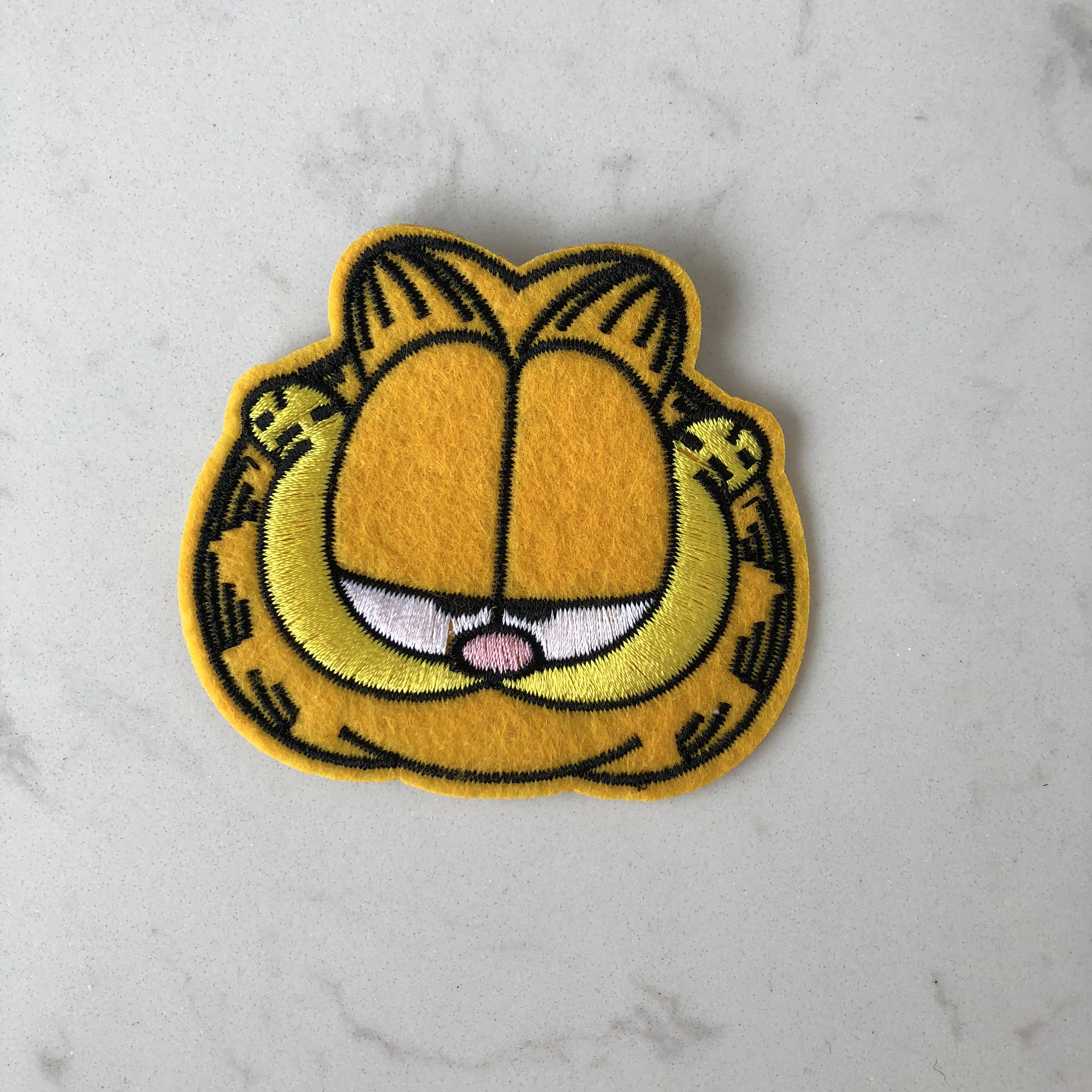 Garfield Iron on Patch Handmade Embroidered Patch - Etsy