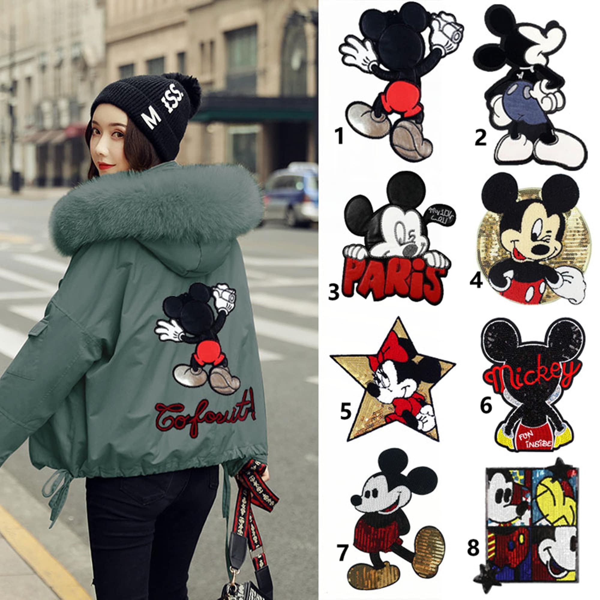 Cartoon Iron on Patch Handmade Embroidered Patch | Etsy