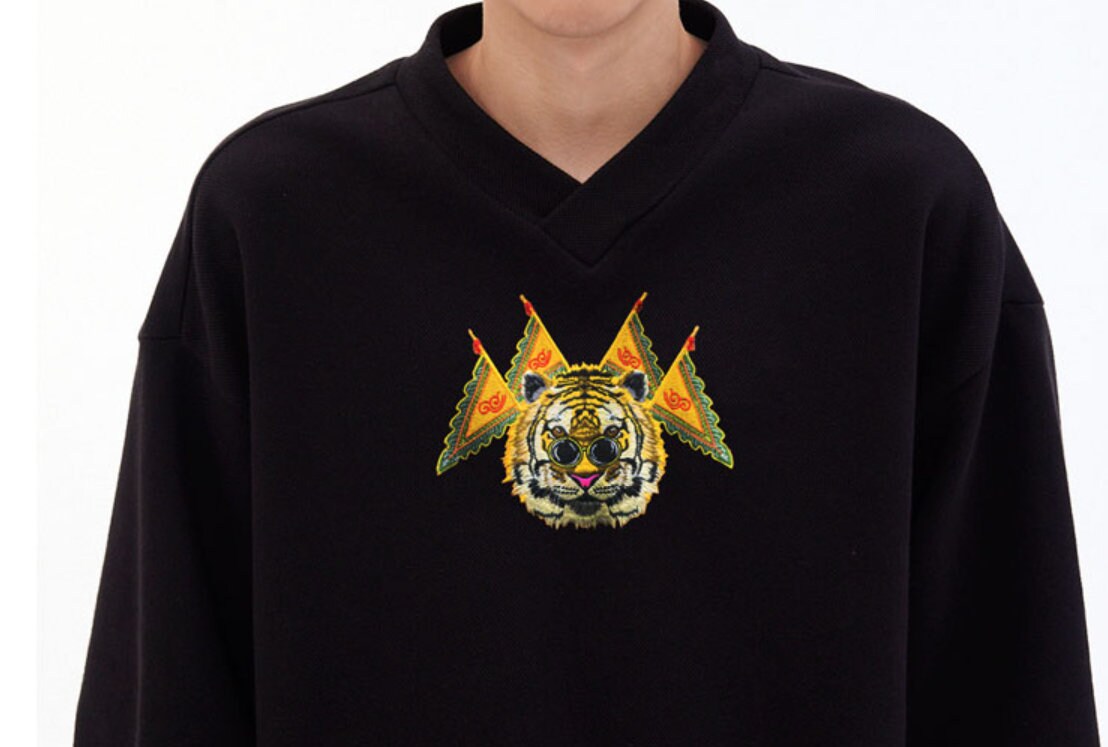 Tiger Patch Large Patch Animal Back Patch Embroidered Patch - Etsy